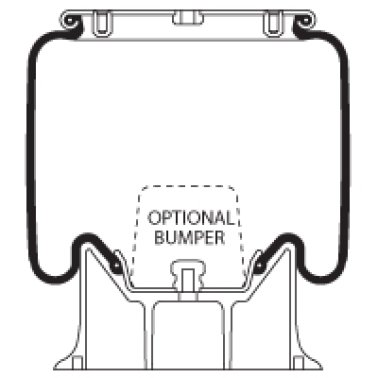 Firestone 1T15M4 Air Spring | W01-358-9062 Rolling Lobe Air Springs