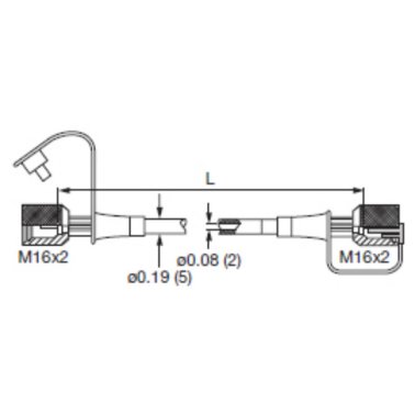 TEST HOSE 1620 20" - Hydac Test Hose (6003725) | MROStop Technologies
